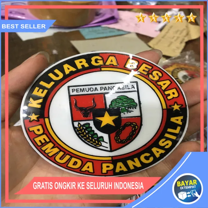 Free Ongkir Sticker Pemuda Pancasila | Sticker PP | Stiker PP ...