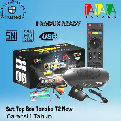 STB Digital DVB T2 Tanaka type T2 New - STB TANAKA PRODUK BARU | Lazada ...