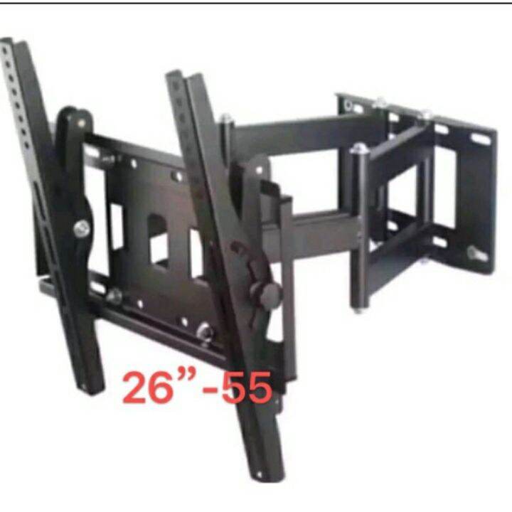 Led Lcd Tv monitor bracket full motion movable dual arm universal fit ...
