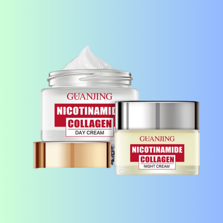 ORIGINAL GUANJING Nicotinamide Collagen Day & Night Cream Anti Freckles Whitening Moisturizing ...