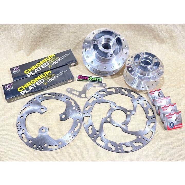 HUB SET (w BEARINGS SPACER) RAIDER 150 + LIGHTEN DISC BRACKET Fi Carb ...
