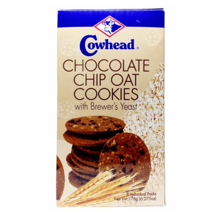 Cowhead Chocolate Chip Oat Cookies w/ Brewer's Yeast 178g | Lazada PH