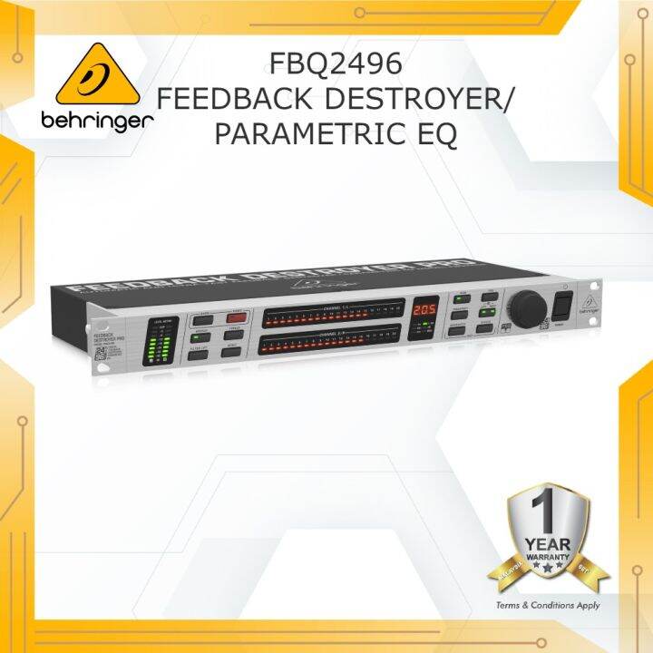 [100% AUTHENTIC] BEHRINGER FEEDBACK DESTROYER PRO FBQ2496 Automatic and Ultra-Fast Feedback ...
