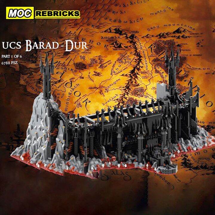 Movie Scene Architecture Fortress UCS Barad Dur Warbase Prisons ...