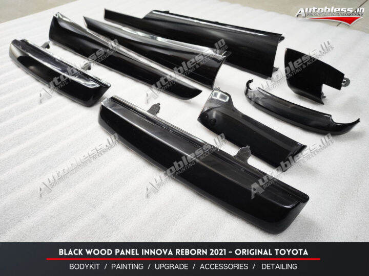 Wood Panel Original Innova Reborn 2021 Venturer Terbaru (Black Wood ...
