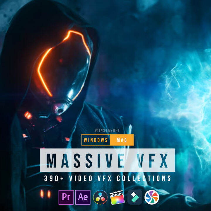 Massive Video Effects VFX Collection for Premiere Pro, After Effects, DaVinci, FCPX, Filmora ...