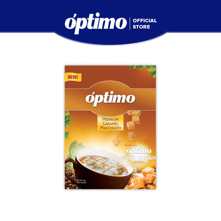 Optimo Premium Caramel Macchiato Coffee 5s | Lazada PH