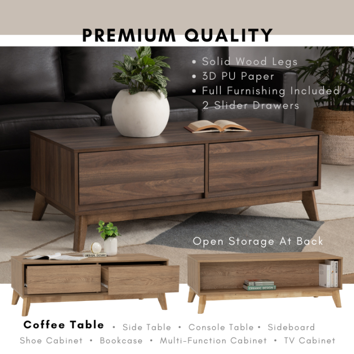 Alora Furniture - HIRADO Coffee Table / Drawer Coffee Table ...