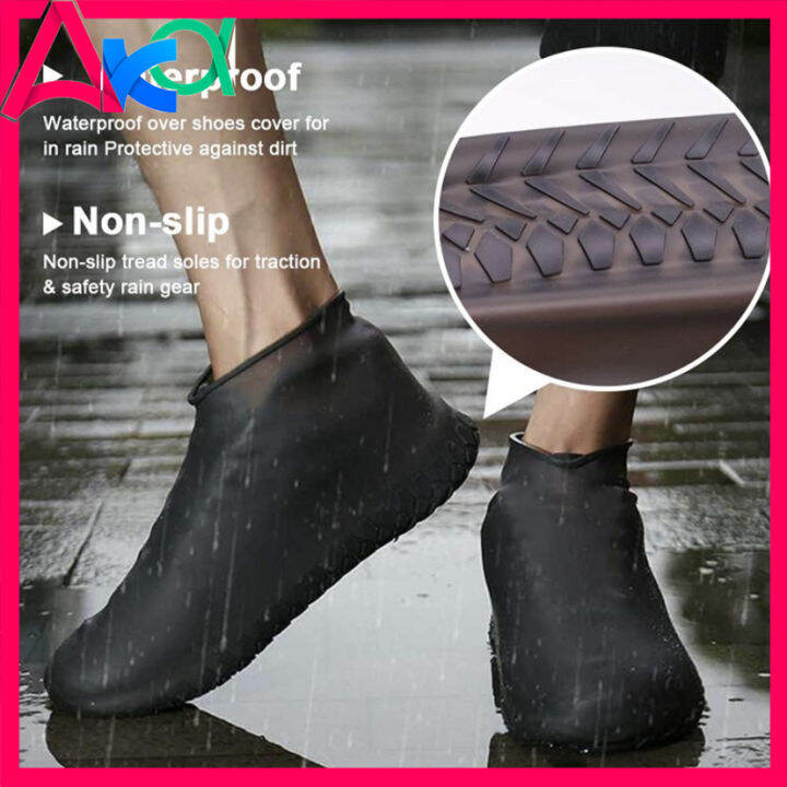 Waterproof shoe cover,covers,reusable non-slip silicone rubber shoe protector,rain boots,kids ...