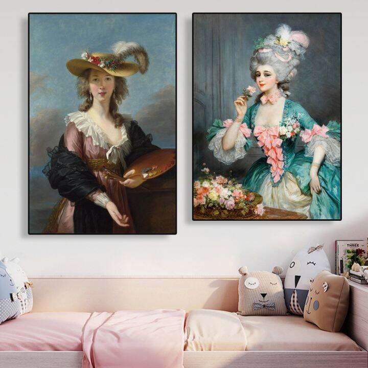 Rococo Art French Country Poster Elisabeth Louise Vigee Le Brun Self ...