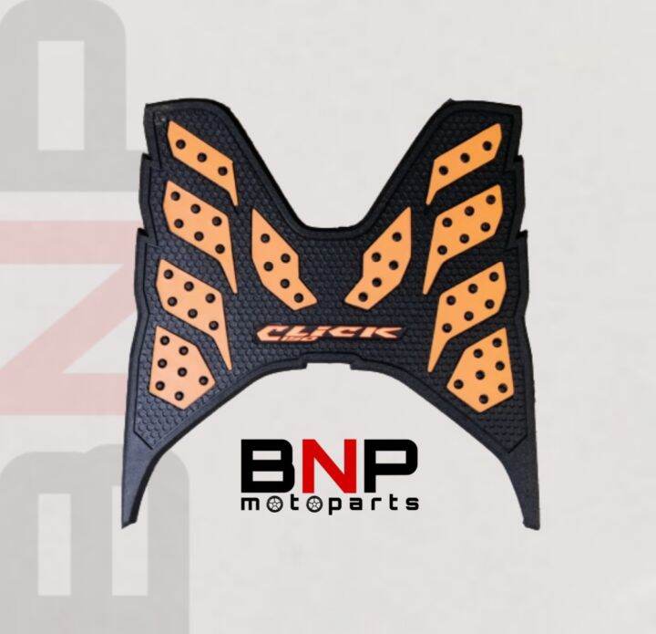 Honda Click 125i/150i Rubber Matting, Orange, Click 150i Logo, Plug and ...