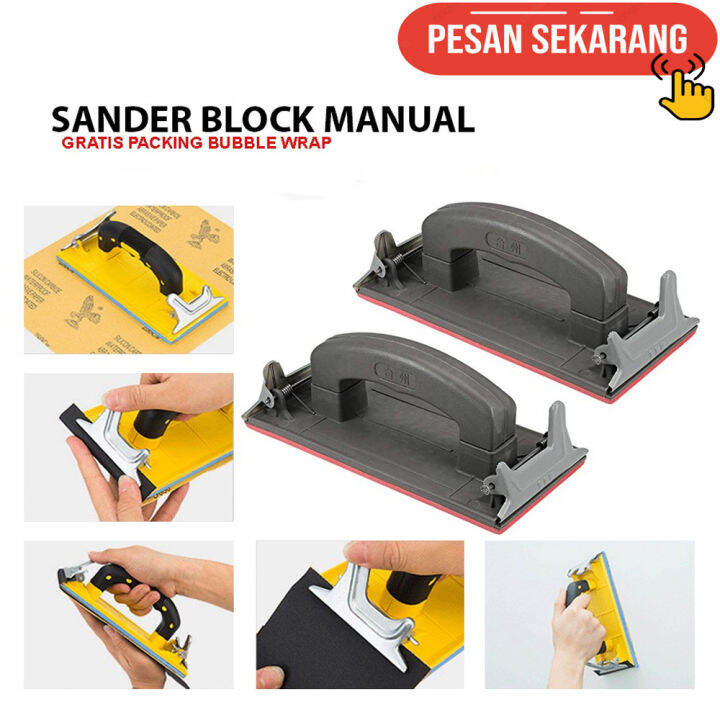 Sanding Sander Block / Tatakan Pegangan Dudukan Amplas Kotak Manual ...