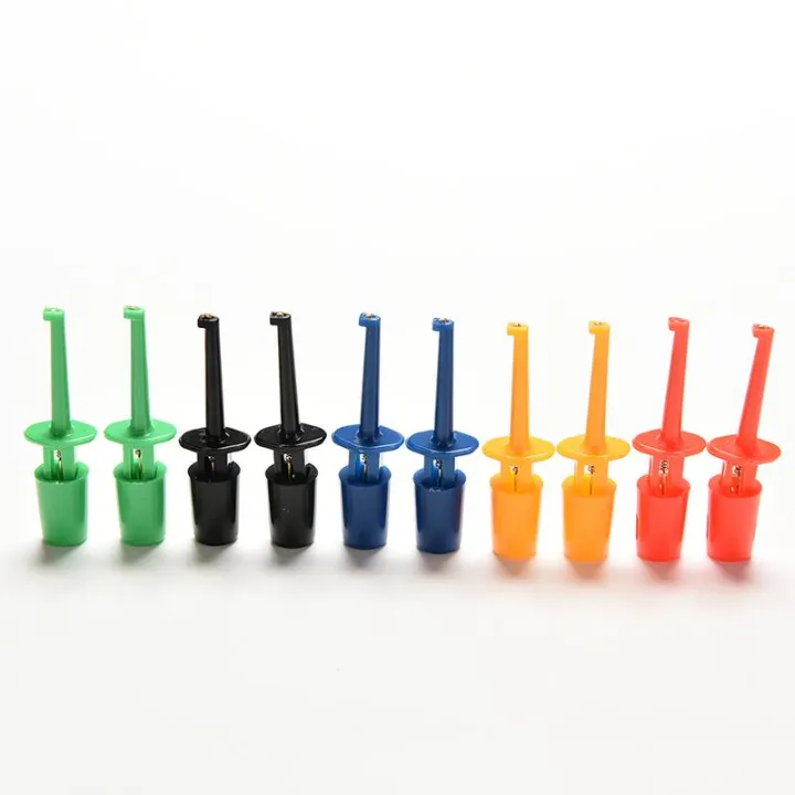 New Multi-color 10 Pcs Mini Test Hook Clip Test Probe Testing SMD ...