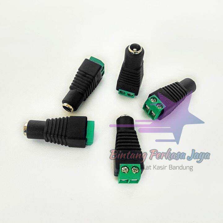 Jack DC Baut Female 2.1x5.5mm Konektor Camera CCTV - Conektor Colokan ...