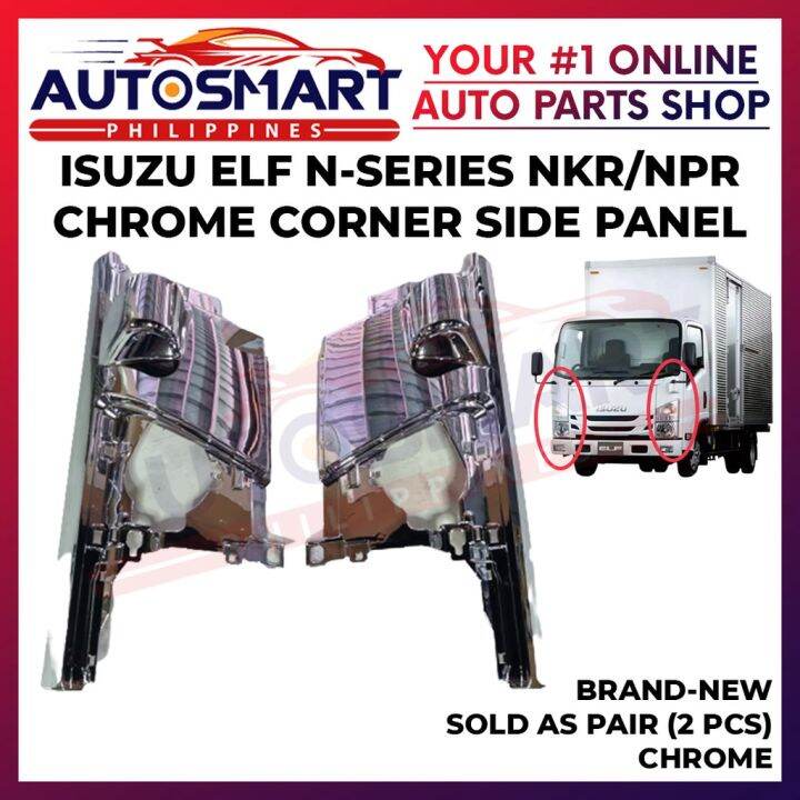 Isuzu Elf N-Series NKR/NPR Chrome Side Corner Panel | Lazada PH