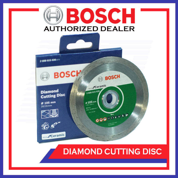 Bosch Diamond Cutting Disc 4" Segmented ECO for Ceramic Tiles ...