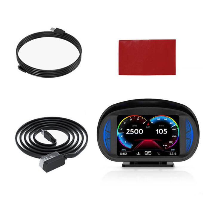 Dual System Gauge Speedometer Car Head Up Display Inclinometer ...