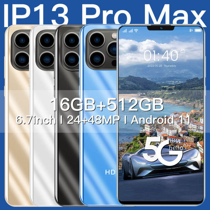 TECNO Global Version I13 Pro Max Smartphone 6.7 Inch Screen 4G 5G Smartphone Face ID 6800mAh ...