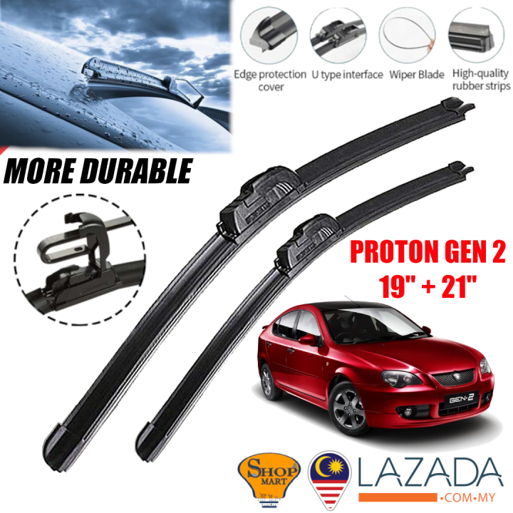 Proton Gen 2 Wiper Blade Soft Wiper Car Front Windscreen Wipers ...