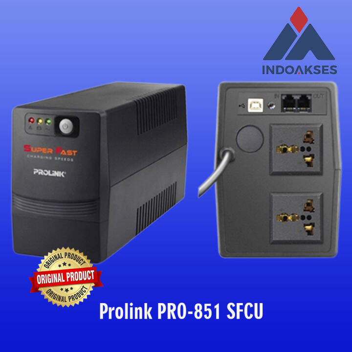 UPS Prolink PRO851SFC 850VA l PRO 851 SFCU | Lazada Indonesia