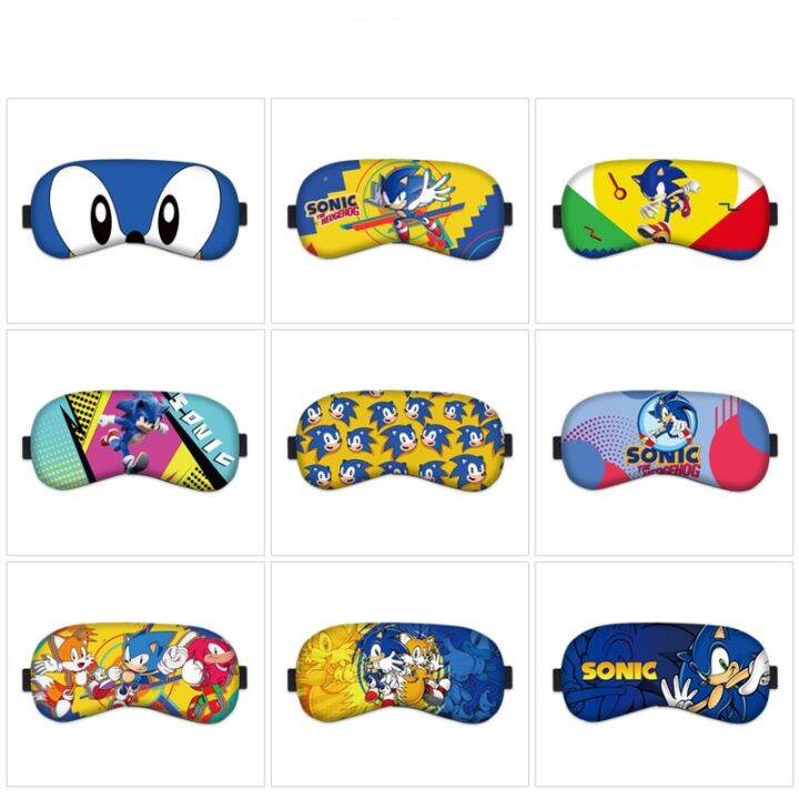 Anime Kawaii Eye Patch Sonic Cartoon Cute Sleep Blindfold Masks Cosplay ...