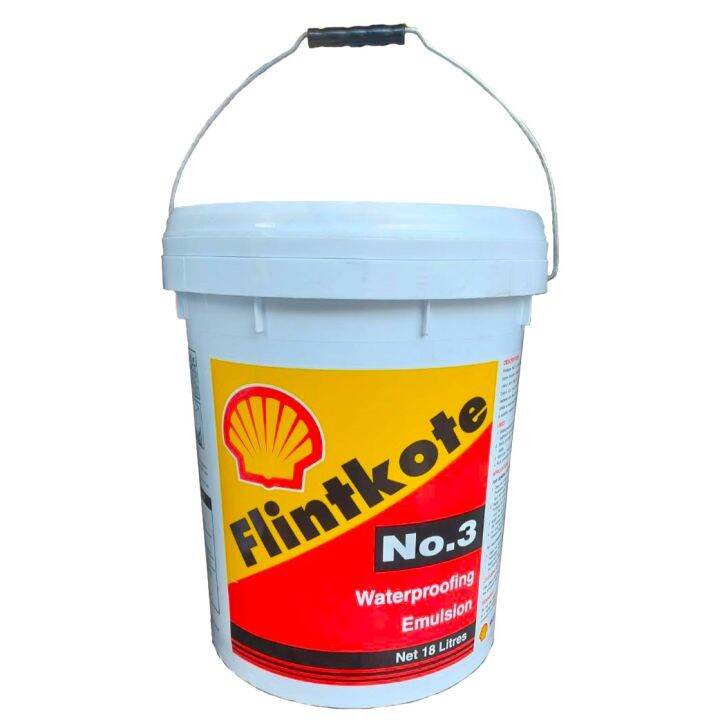 Shell Flintkote Waterproofing Emulsion No.3 - 18L | Lazada PH