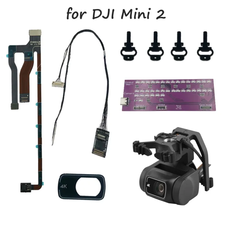Original DJI MINI 2 Gimbal กล้อง Part - 3 In 1ยืดหยุ่นแบน /Ptz ...