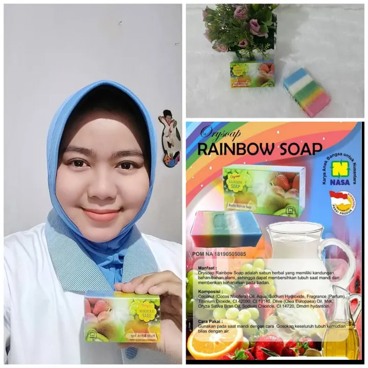 RAINBOW SOAP / SABUN PELANGI/saSABUN PEMUTIH HERBAL NASA ORIGINAL ...