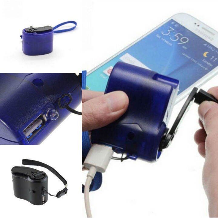 [SONGFUL] Hand Power USB Charger Emergency Hand Cranking Dynamo ...