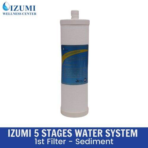 ♘IZUMI Sediment Filter - 5 Stages Ionizer 1st Filter | Lazada PH