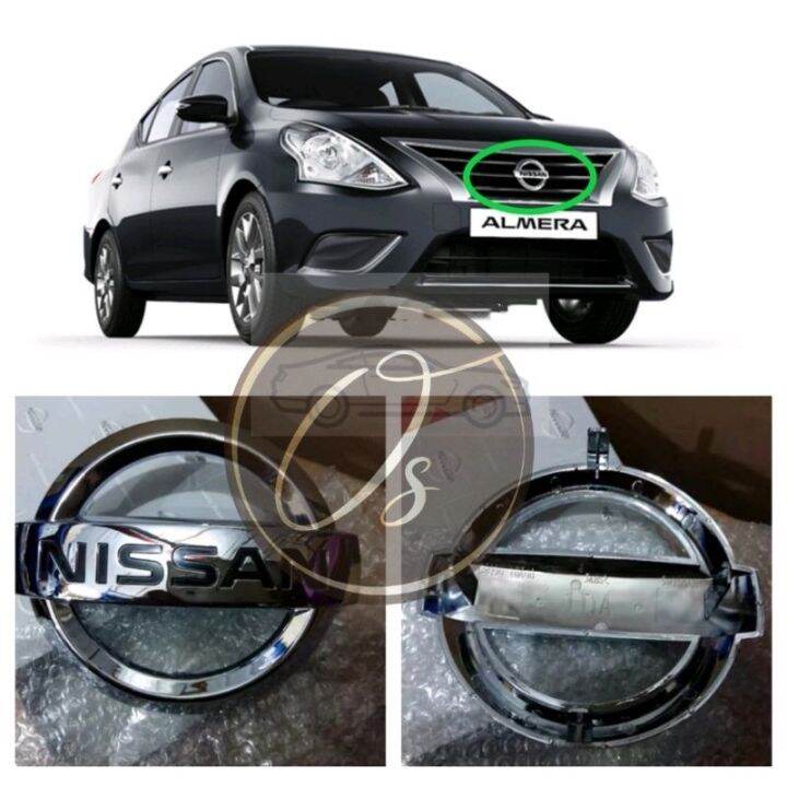 Nissan Almera Front Grille Logo Emblem 2012 -2019☉ | Lazada