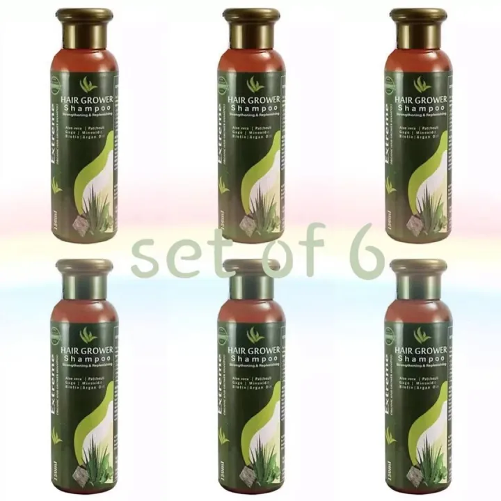 (SET OF 6) EXTREME Aloe Vera Hair Grower Shampoo | Lazada PH