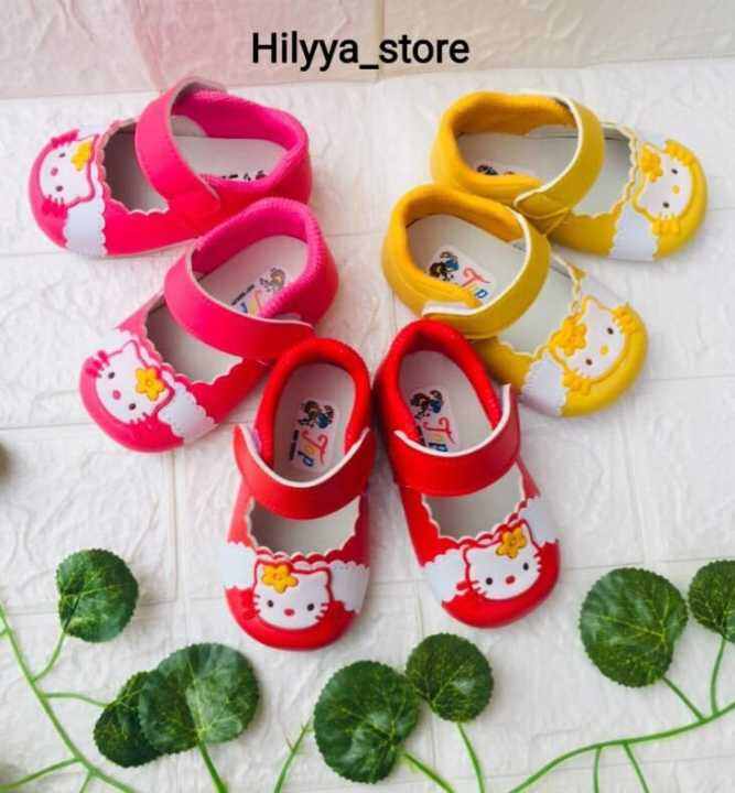 TERBARUU Sepatu Baby Perempuan Karakter Hello Kitty Sepatu Baby Flat ...