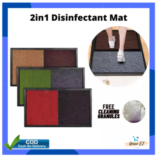 Heavy Duty Ready Stock 2in1 Disinfecting Mat 2 in 1 Wet and Dry ...