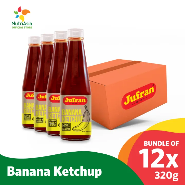 Jufran Banana Catsup 320 g Bundle of 12 | Lazada PH