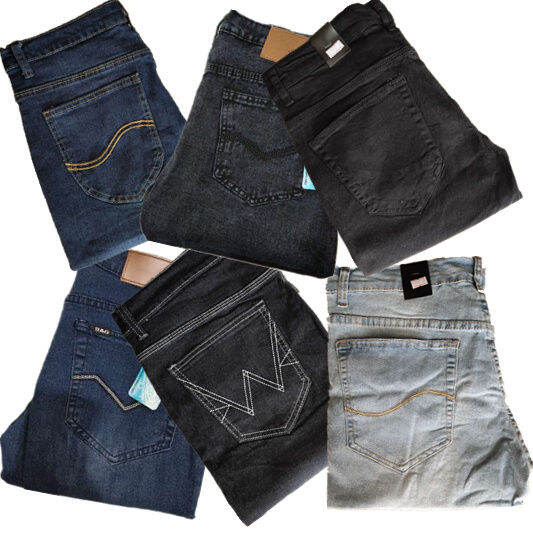 Best Selling Plain Stretchable Skinny Mid Waist Maong Jeans Pants For ...