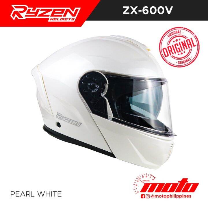 RYZEN ZX-600V Mono Color Full Face Dual Visor Helmet | Lazada PH