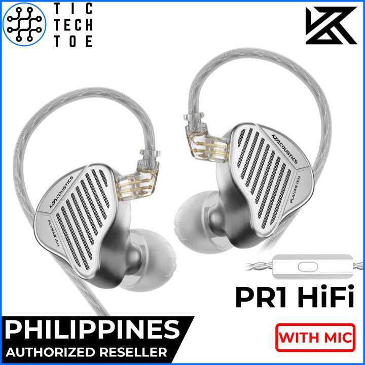 KZ PR1 HiFi Planar Audio Driver Aluminum Shell IEM Earphones with Mic ...