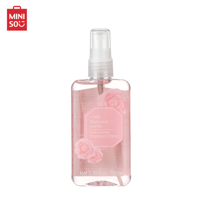 MINISO น้ำหอม สเปรย์น้ำหอม ฉีดผิวกาย Crystal Diamond Body Mist 100ml ...