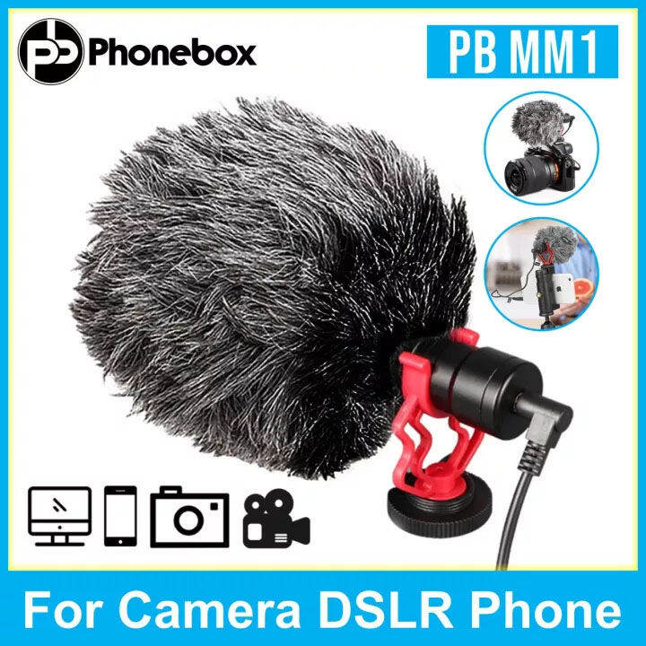 PHONEBOX MM1 Compact On-Camera Video Microphone Youtube Vlogging ...