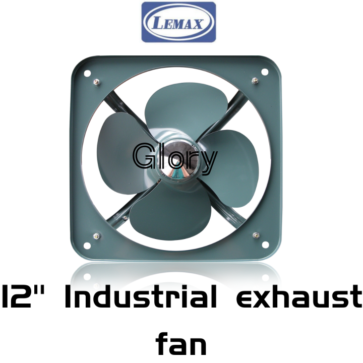 LEMAX 12″ Industrial Light Duty Wall Exhaust Fan (40w) Kipas ...