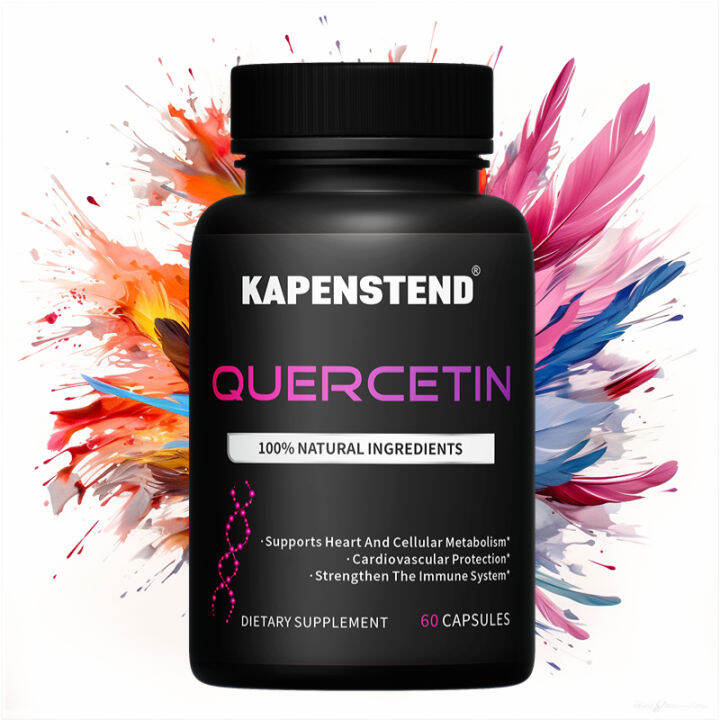 Quercetin Capsules - for Immune,Cellular, and Cardiometabolic Health ...