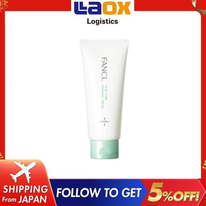 Fancl FDR Acne Care Washing Cream 90g A Medicated Face Wash Prevents Pimples And Prepares Smooth ...