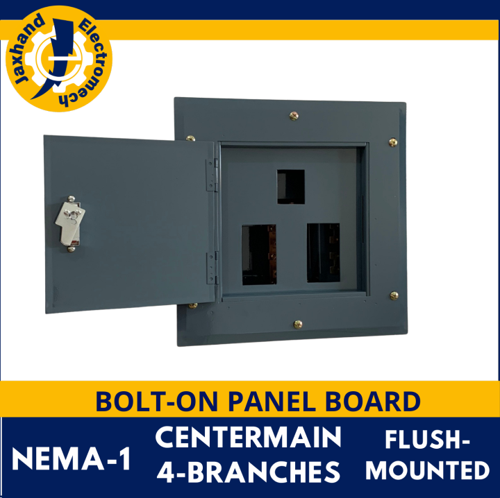 Panel Board 4 Branches Bolt-On Type Center-Main Flush-Mounted Gauge #16 ...