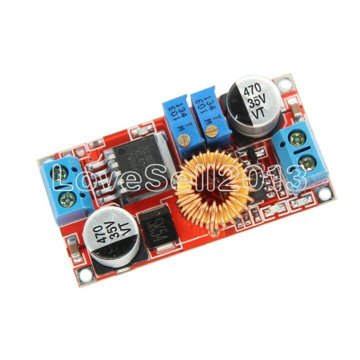 CC/CV Adjustable Max 5A Step-Down Buck Charging Board XL4015 Lithium ...