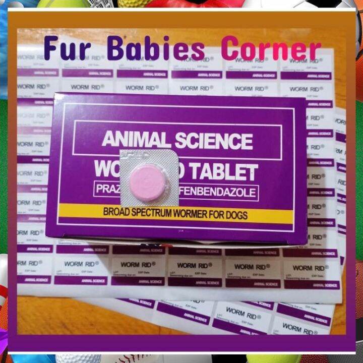 Animal Science WormRid Tablets With Free Sticker (sold per tablet/per ...