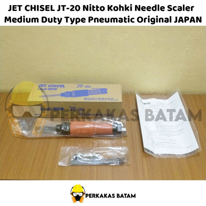 JET CHISEL JT-20 Nitto Kohki Needle Scaler Medium Duty Type Pneumatic | Lazada Indonesia