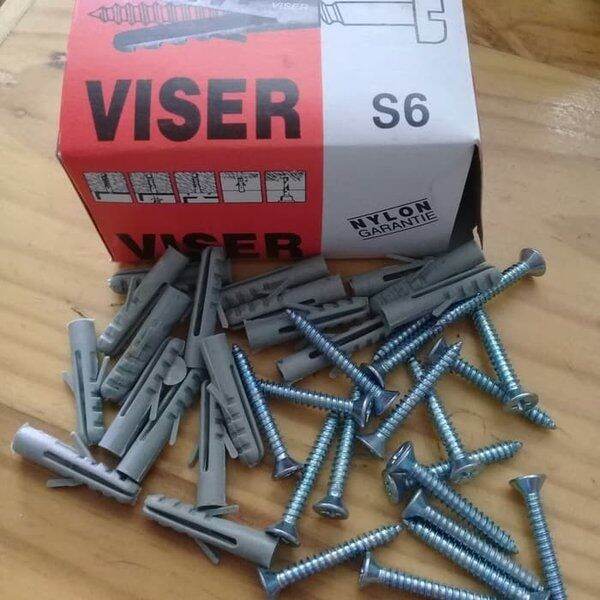 Product Baru (1SET)Scrup Gypsum 2cm+Piser S-6 Untuk Batang Gorden Dan ...