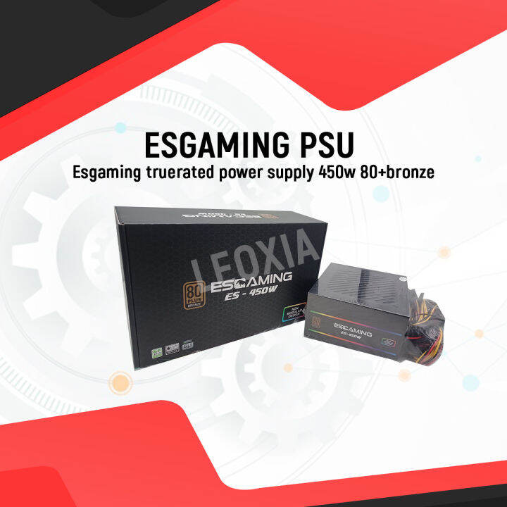 Esgaming Truerated Power Supply 450W 80+Bronze | Lazada PH