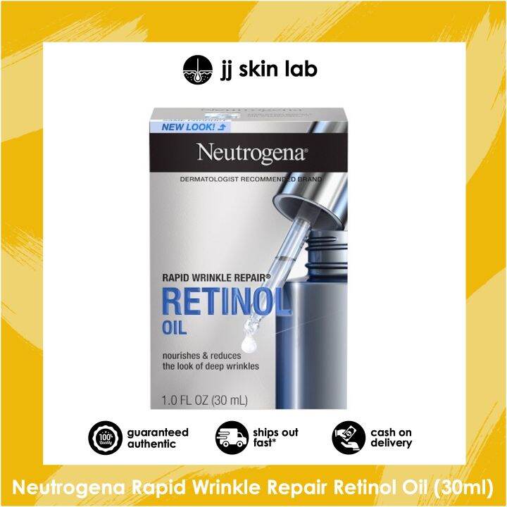 JJ Skin Lab Neutrogena Rapid Wrinkle Repair Retinol Oil (30ml) | Lazada PH JJ Skin Lab Neutrogena Rapid Wrinkle Repair Retinol Oil (30ml) | Lazada PH